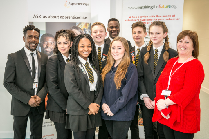 Inspiring Apprenticeships event at Eastbrook School, Dagenham during National Apprenticeship ...