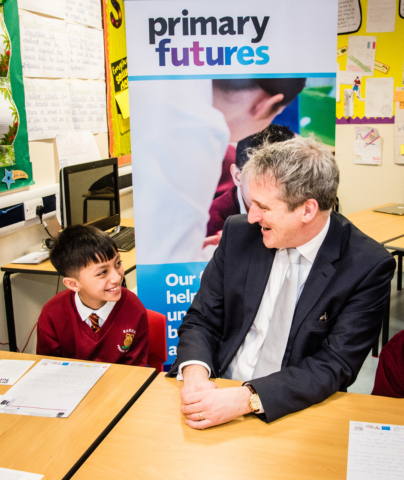 Barham Primary School welcomed Damian Hinds - Education and Employers
