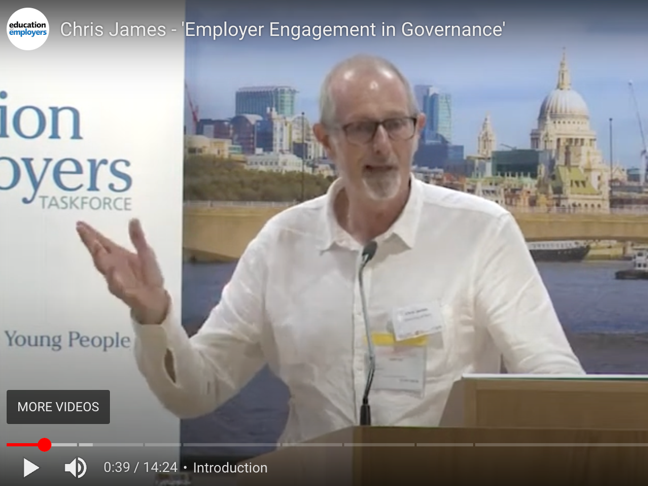 Professor Chris James - Education and Employers